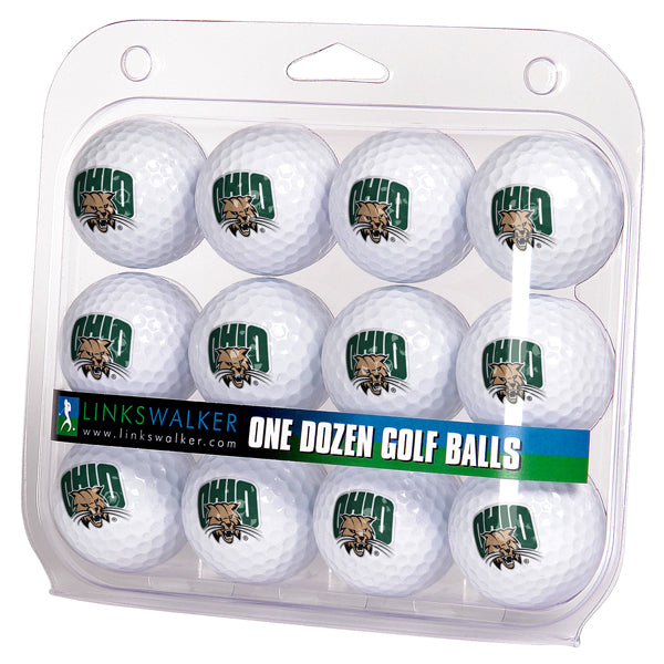Ohio University Bobcats Golf Balls 1 Dozen 2-Piece Regulation Size ...