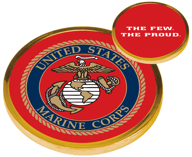 Officially Licensed USMC Flip Decision Challenge Coin – Linkswalkerdirect